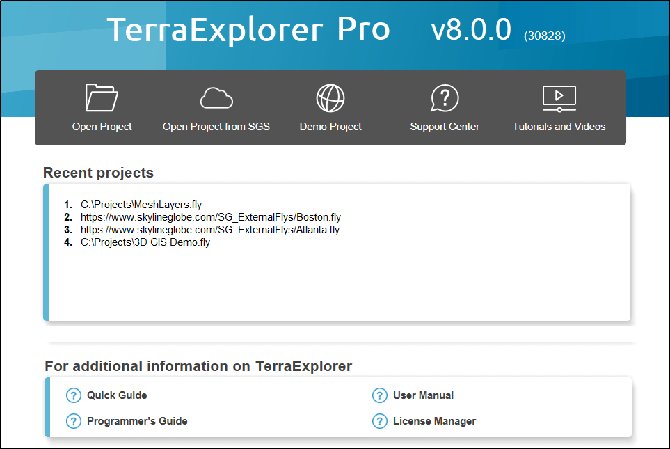 Create, Open, and Save a Project – Skyline