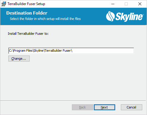 Work with TerraBuilder Fusers – Skyline