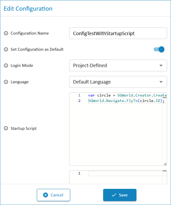 Startup Scripts Skyline