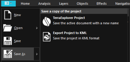 Create, Open, and Save a Project – Skyline