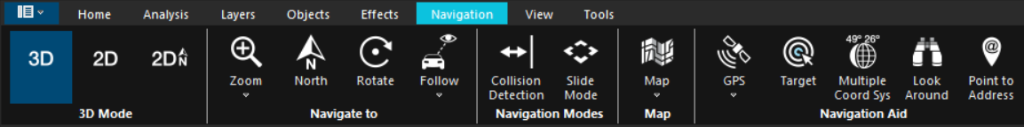 Navigation Options – Skyline