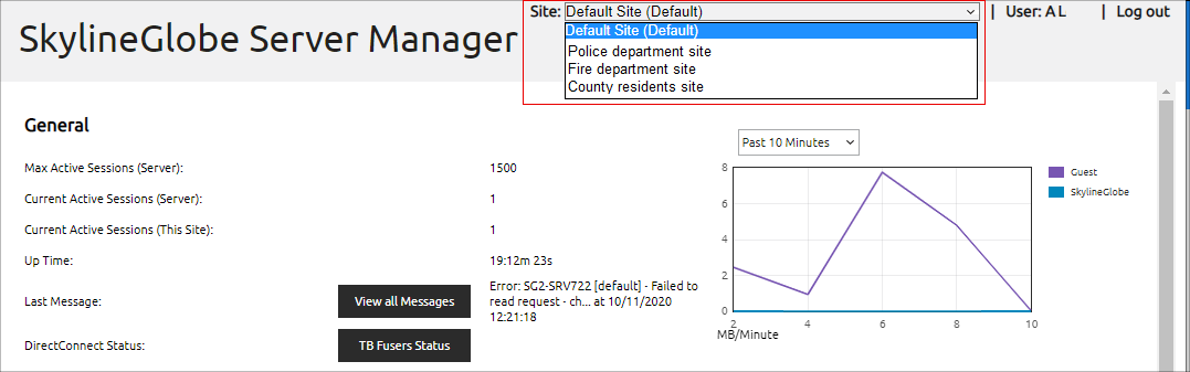 Open Sites in SGS Manager or TerraExplorer – Skyline